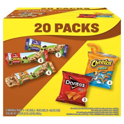 Frito-Lay Variety Pack With Chewy - 20 Count - safeway