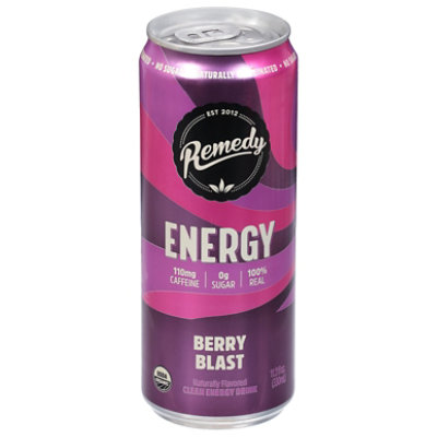 Remedy Beverage Energy Berry Blast - 11.2 FZ - safeway