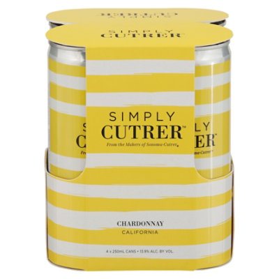 Simply Cutrer Chardonnay 4pk-250ml Wine - 4-250 ML - safeway