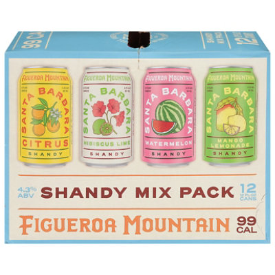 Fig Mtn. Santa Barbara Shandy Mix Pk In Cans - 12-12FZ - vons