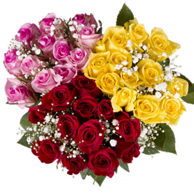 Roses With Filler - 12 Count - safeway