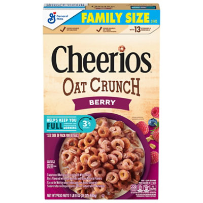 Cheerios Berry Oat Crunch Breakfast Cereal - 24 OZ - safeway