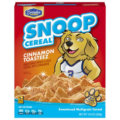 Broadus Foods Snoop Cereal Cinnamon Toasteez 12oz - 12 OZ - vons
