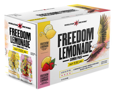 Freedom Lemonade Combo 12pk Cans - 12-12 FZ - jewelosco