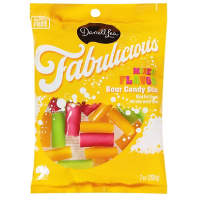 Darrell Lea Candy Sour Mxd Flvr Stix - 7 OZ - safeway