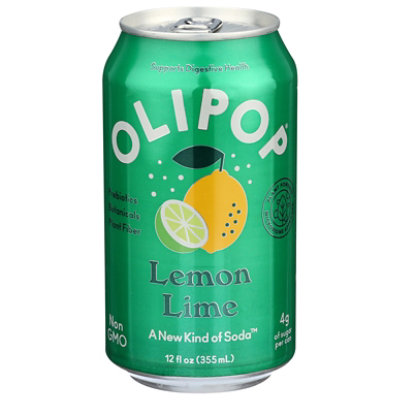 Olipop Tonic Sparkling Lemon Lime - 12 FZ - safeway