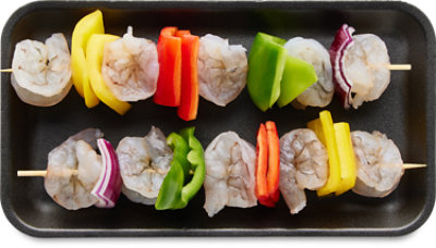 Shrimp Kabob Raw 16/20 - LB - carrsqc