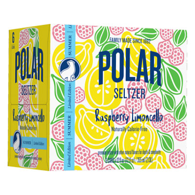 Polar Raspberry Limoncello 6-12fz - 6-12FZ - safeway