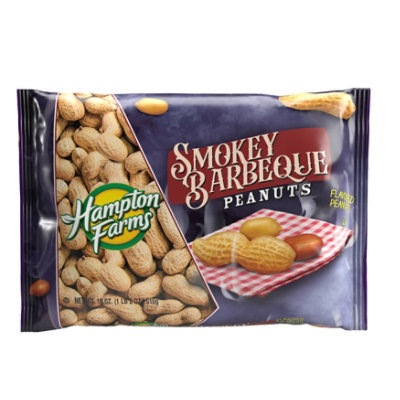Hampton Farms Smokey Bbq Peanuts - 18 Oz - vons
