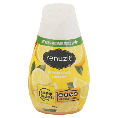 Renuzit Adjustables Gel Air Freshener, Sparkling Lemon - 7 Oz. - 7 OZ ...
