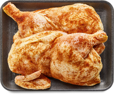 Chicken Split Fryer Malibu Seasoning - LB - vons