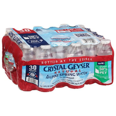 Crystal Geyser Alpine Spring Water 30-8fz - 30-8 FZ - safeway