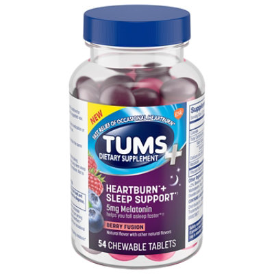 Tums Bites Pan Coated Chew 300mg 1x50 - 54 CT - albertsons