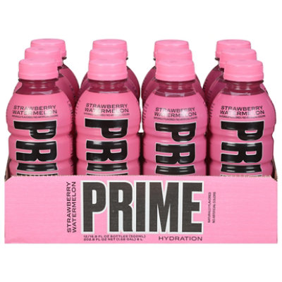 Prime Hydration Strawberry Watermelon 12/16oz - 12 CT - jewelosco