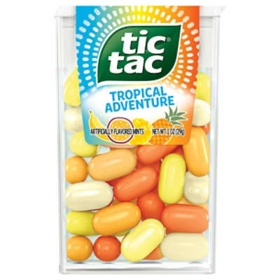Tic Tac Tropical Adventure Fruit Flavored Mints On-The-Go Refreshment ...