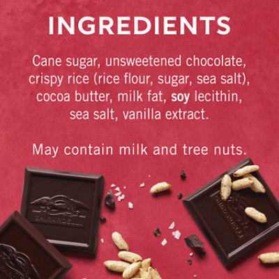 Ghirardelli Intense Dark Chocolate Squares Crispy Rice In Bag - 4.1 Oz ...