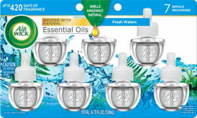 Air Wick Fresh Waters Air Freshener Plug in Scented Oil Refill - 7 ...