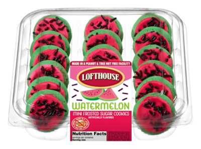 Mini Womensatermelon Frosted Sugar Cookies - 9.4 Oz - albertsons