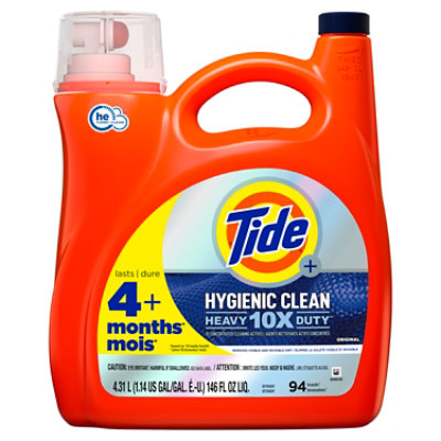 Tide Liquid Detergent Hygienic Clean Heavy Duty Original He - 146 FZ ...