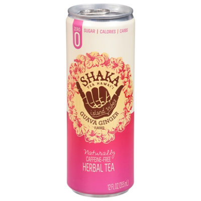 Shaka Tea Herbal Guava Ginger Ready To Drink - 12 FZ - safeway