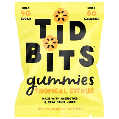 Tidbits Candy Tropical Citrus Bag - 1.8 OZ - safeway