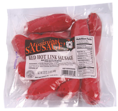 Polk's Mississippi Red Hot Link Sausage - 32 Oz - jewelosco