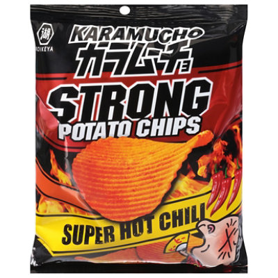 Koikeya Karamucho Strong Potato Chips Super Hot Chili Bag -1.90 Oz - vons
