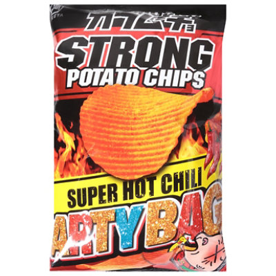 Koikeya Karamucho Strong Potato Chips Super Hot Chili Party Bag - 6.17 ...