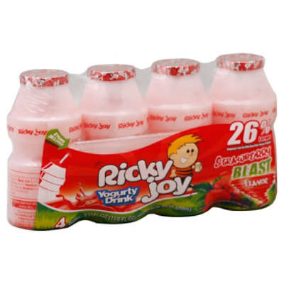 Ricky Joy Drink Yogurty Strawberry Blast - 13.5 OZ - jewelosco