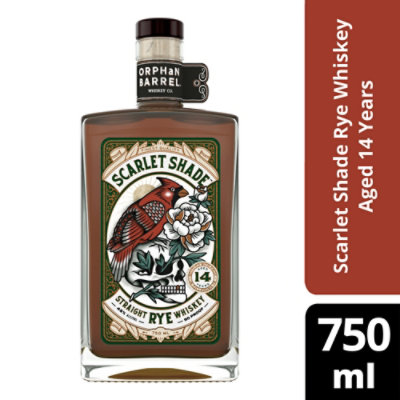 Orphan Brl Wsky Rye Scarlet 14yr - 750 ML - vons