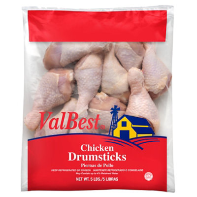 Valbest Chicken Drums Fresh 5 Lbs - 80 OZ - vons