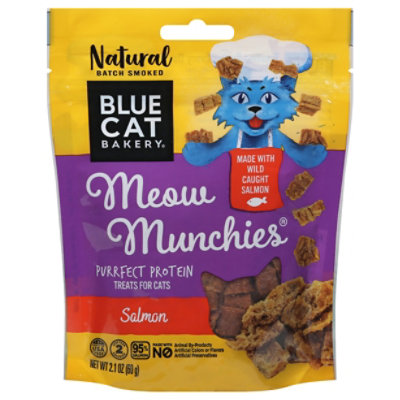 Blue Cat Bakery Meow Munchies Salmon 2.1oz - 2.1 OZ - safeway