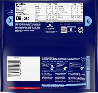 Birds Eye Fusions Spring Mix Garlic Butter Sauce Frozen Side Dish 11 Oz ...