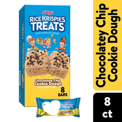 Rice Krispies Treats Chocolatey Chip Cookie Dough Lunch Snacks 8 Count ...