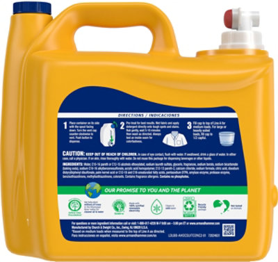 Arm & Hammer Liquid Detergent Plus Oxi Clean With Odor Blasters, Fresh ...