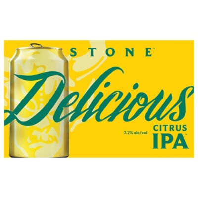 Stone Brewing Delicious Citrus Ipa Beer Cans - 6-12 Fl. Oz. - jewelosco