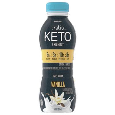 Ratio Keto Friendly Vanilla Dairy Drink - 7 Fl. Oz. - vons