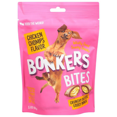 Bonkers Dog Pillows Chicken Chomps Dog Treat - 5.2 Oz - albertsons