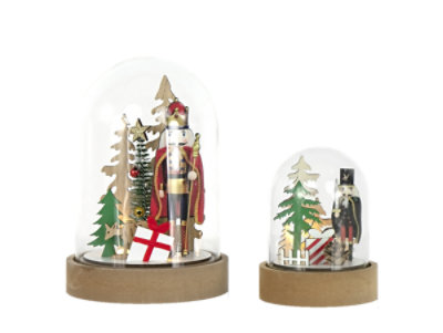 Debi Lilly Design Nutcracker Snowglobe Led Lg - Each - carrsqc