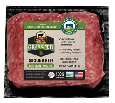 Niman Ranch Ground 80% Lean Cab - 16 Oz - safeway