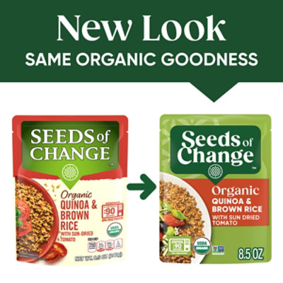 Seeds Of Change Organic Quinoa And Brown Rice With Sun Dried Tomato - 8 ...