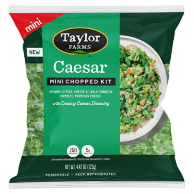 Taylor Farms Caesar Mini Chopped Salad Kit - 4.42 Oz - safeway