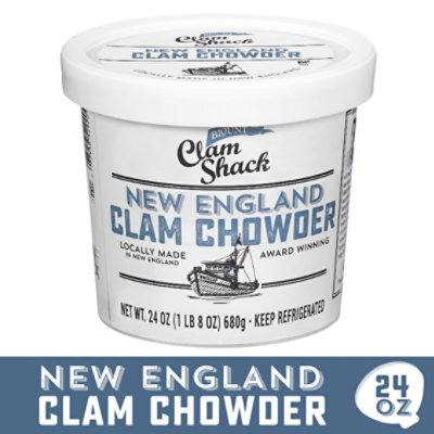 Blount Clam Shack Gluten Free New England Clam Chowder Soup Cup - 24 OZ ...