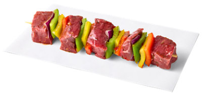 Beef Kabobs Sweet Thai Style Marinade Up To 10% Solution - LB - albertsons