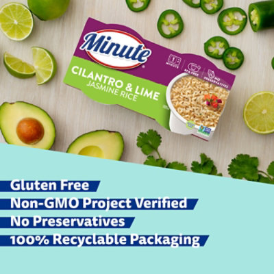 Minute Ready To Serve Cilantro & Lime Jasmine Rice - 8.8 OZ - safeway