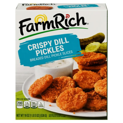 Farm Rich Crispy Dill Pickles, 19 Oz - 19 OZ - safeway