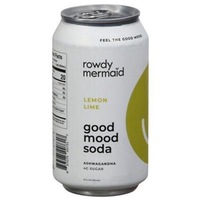 Good Mood Lemon Lime Soda - 12 Fl. Oz. - haggen