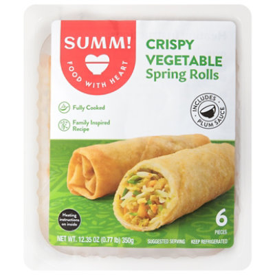 Crispy Vegetable Spring Rolls - 12.35 Oz - safeway