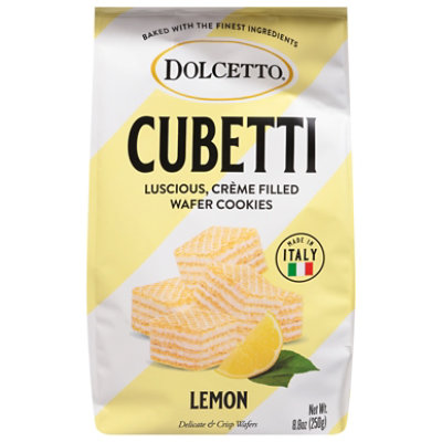 Dolcetto Cubetti Lemon Wafers - 8.8 Oz - safeway
