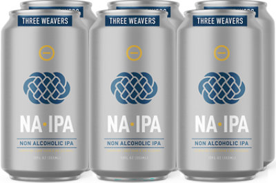 Three Weavers Non Alcoholic West Coast IPA In Cans - 6-12 Fl. Oz. - vons